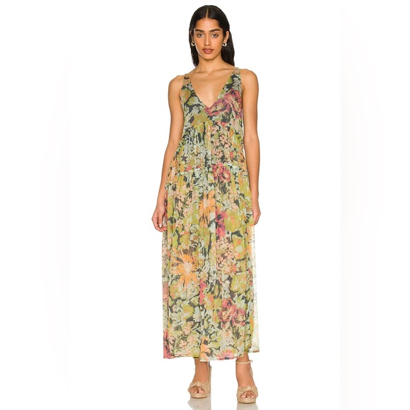 Free People | Dresses | Free People Julianna Maxi Dress In Misty Combo ...